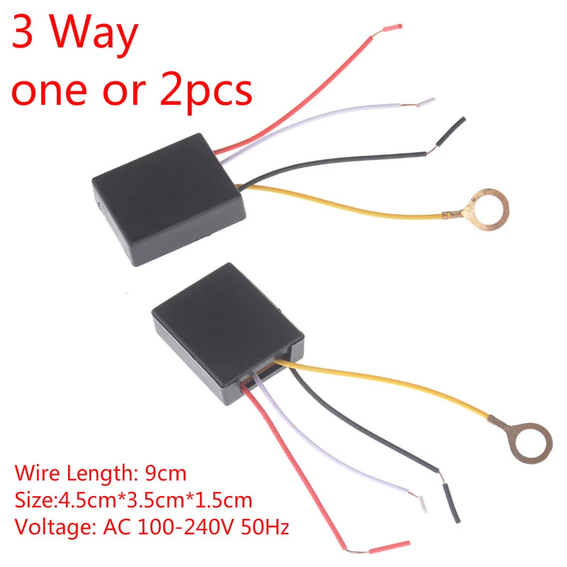 One Or 2pcs Ac 100-240v 3 Way Touch Sensor Switch Desk Light Parts ...