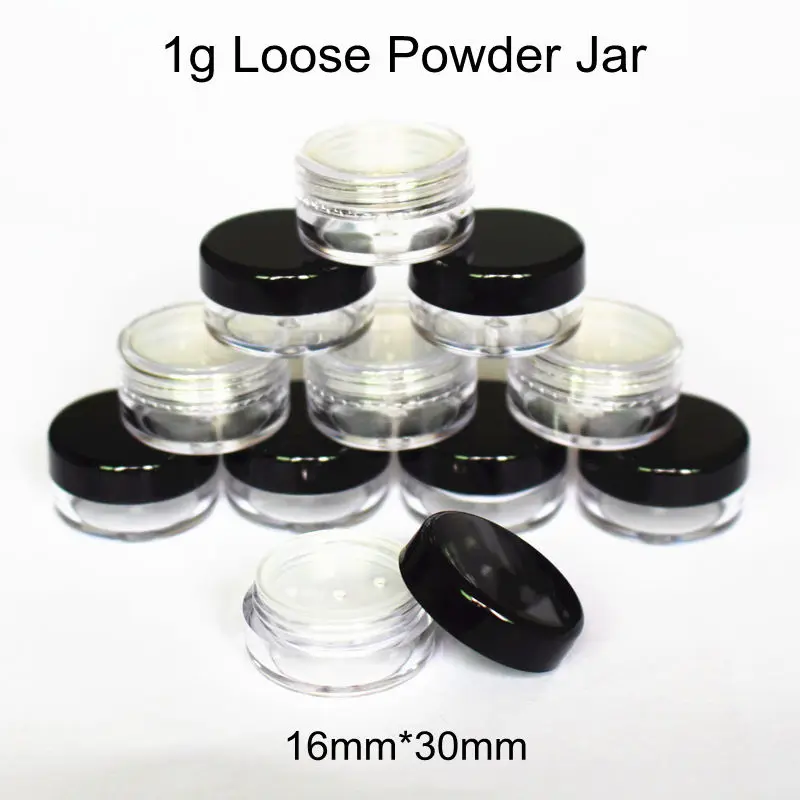50pcs-lot-1g-1ml-Mini-Loose-Powder-Case-Refillable-Sample-Jar-Empty ...
