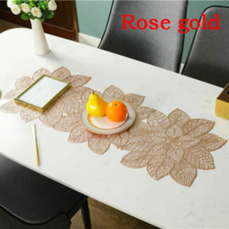 SET DE TABLE,rosegold--Napperon ajouré 91x35cm, nappe décorative pour ...