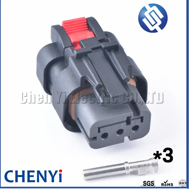 TE AMP 3 Pin Auto Waterproof engine oil pressure camshaft sensor Plug ...