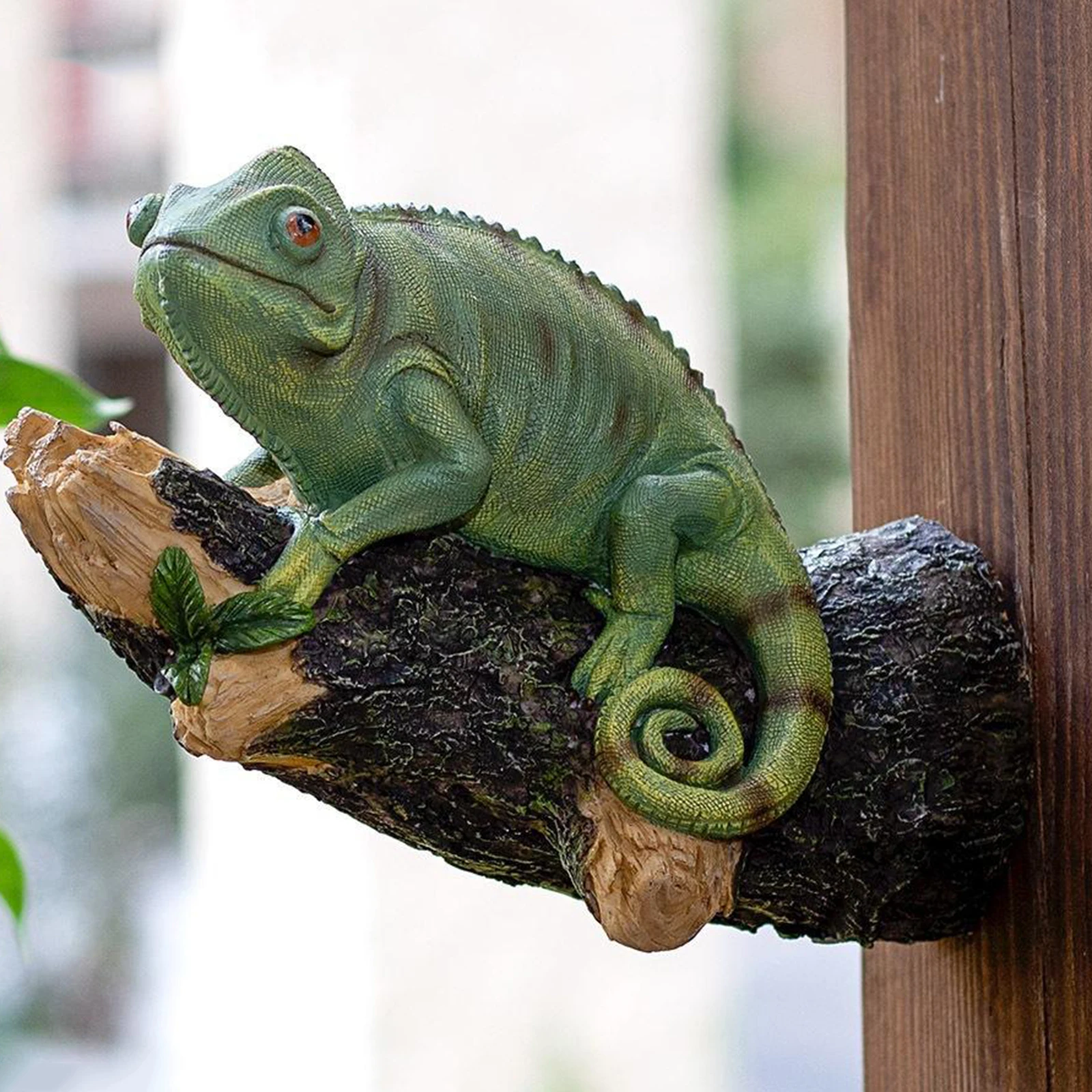 Vintage-Chameleon-Figure-Figurine-Lizard-Statue-Resin-Figurine-Statue ...