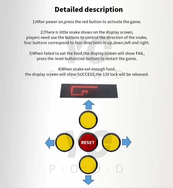 Button Snake Directions