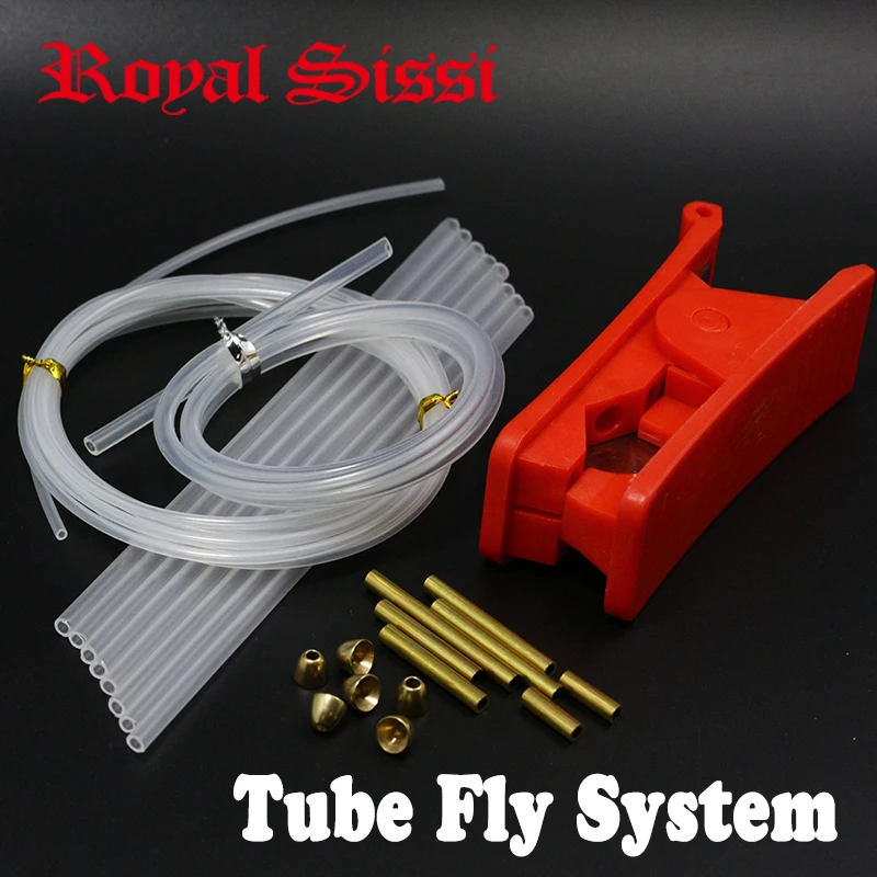 Royal Sissi tube fly tying accessories combo fly tying tubes&cone head ...
