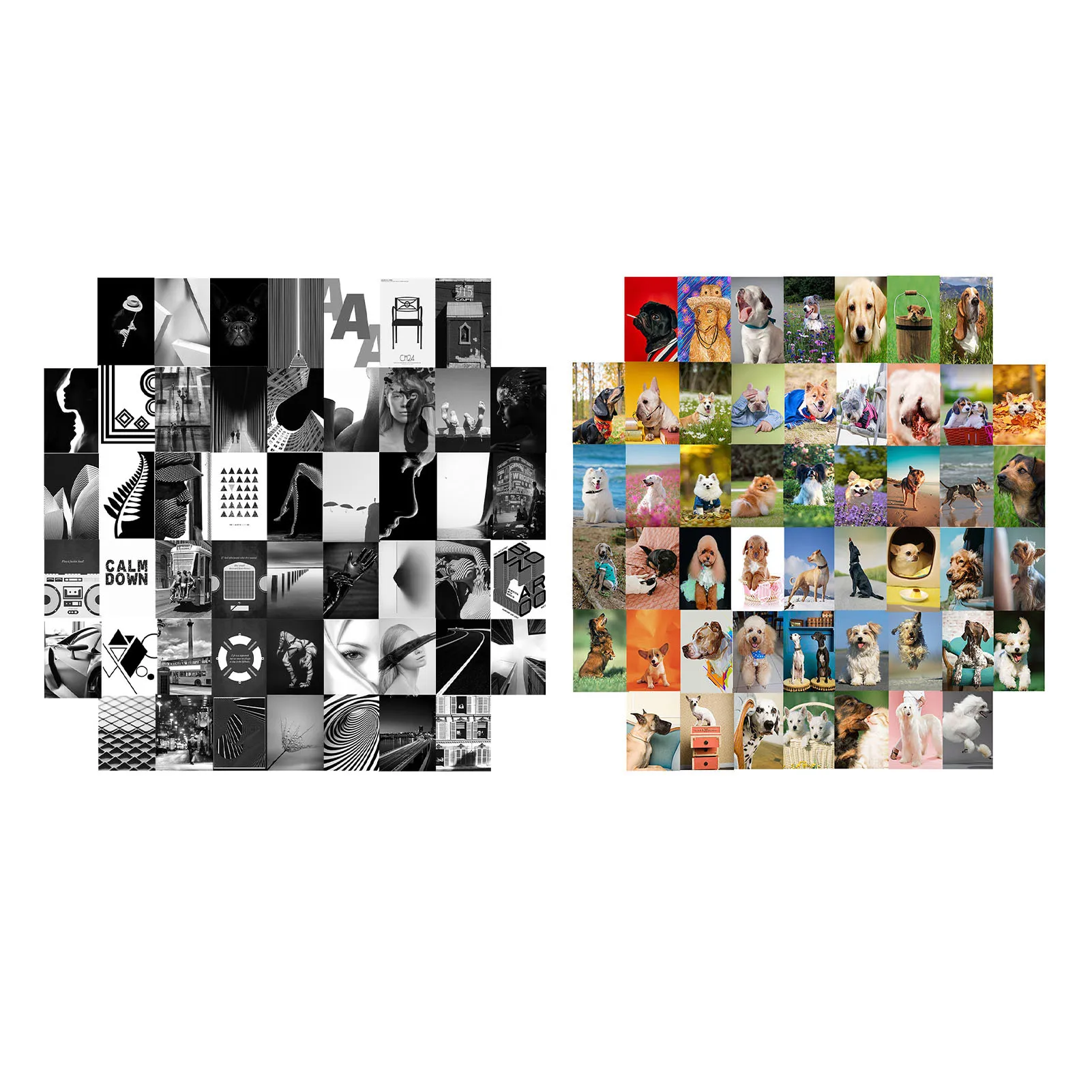 Ejemplos de un collage: Cómo este kit de pegatinas para pared ...