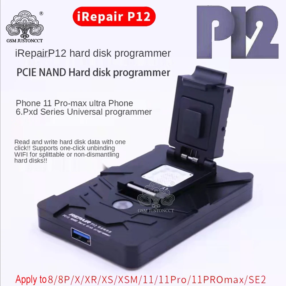 iRepair-P12-PCIE-NAND-Hard-Disk-Programmer-for-iPhone-6-to-11-Series ...