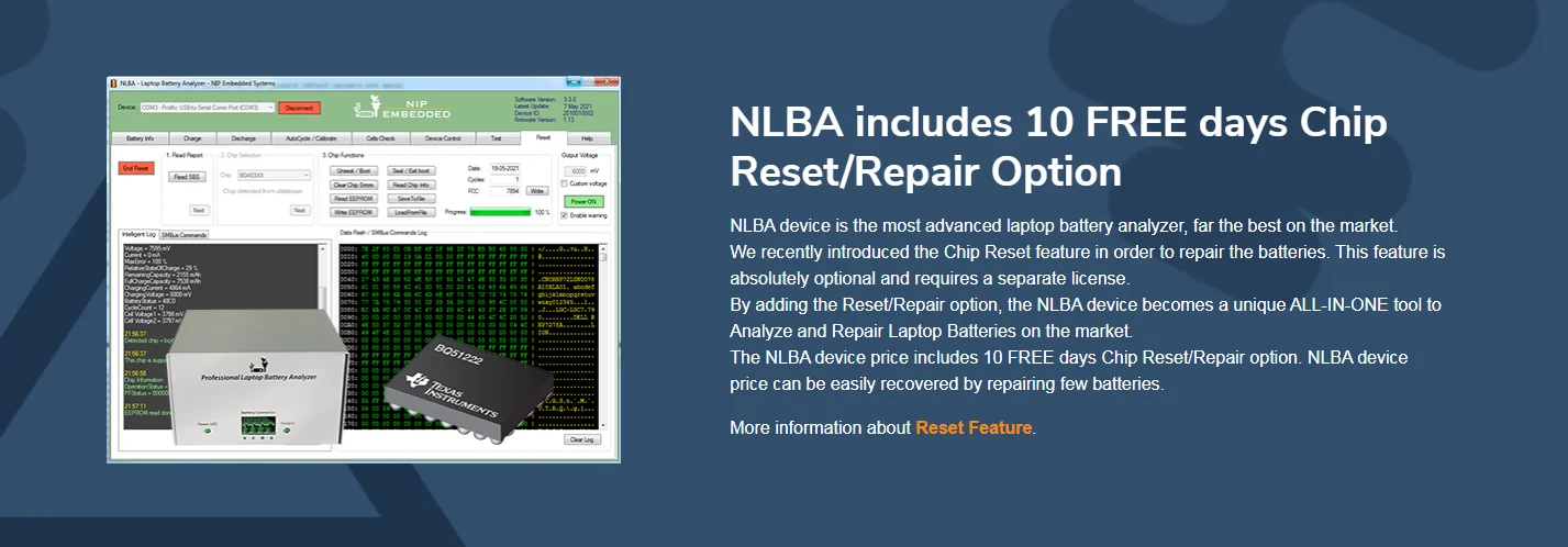2021 New Arrival NLBA1 profesjonalny Laptop Tester baterii analizator ...