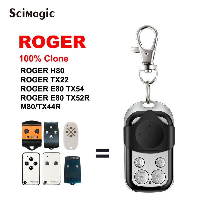 Roger H80 Tx22 Remote Garage Door Opener Barrier Gate Control Roger ...