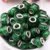 10pcs Rondelle Glitter Round Big Hole Murano Resin Beads Spacer Fit ...