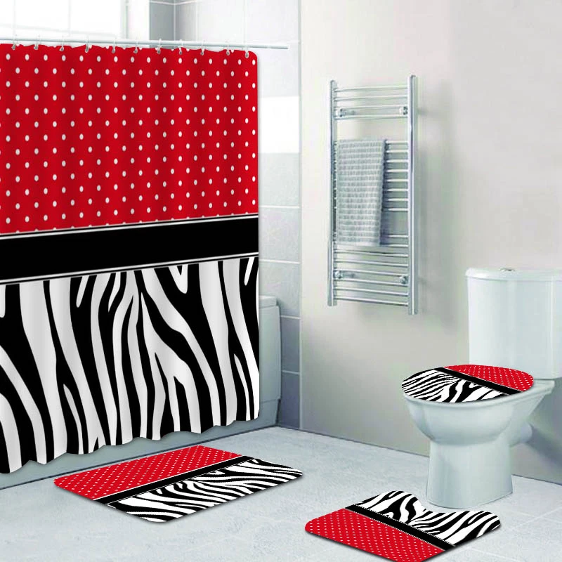 Red Polka Dot Bathroom Accessories – Rispa