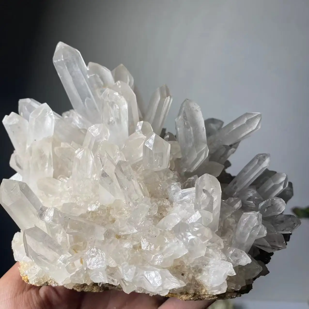 Natural Rare White Quartz Crystal Cluster Mineral Specimen Healing ...
