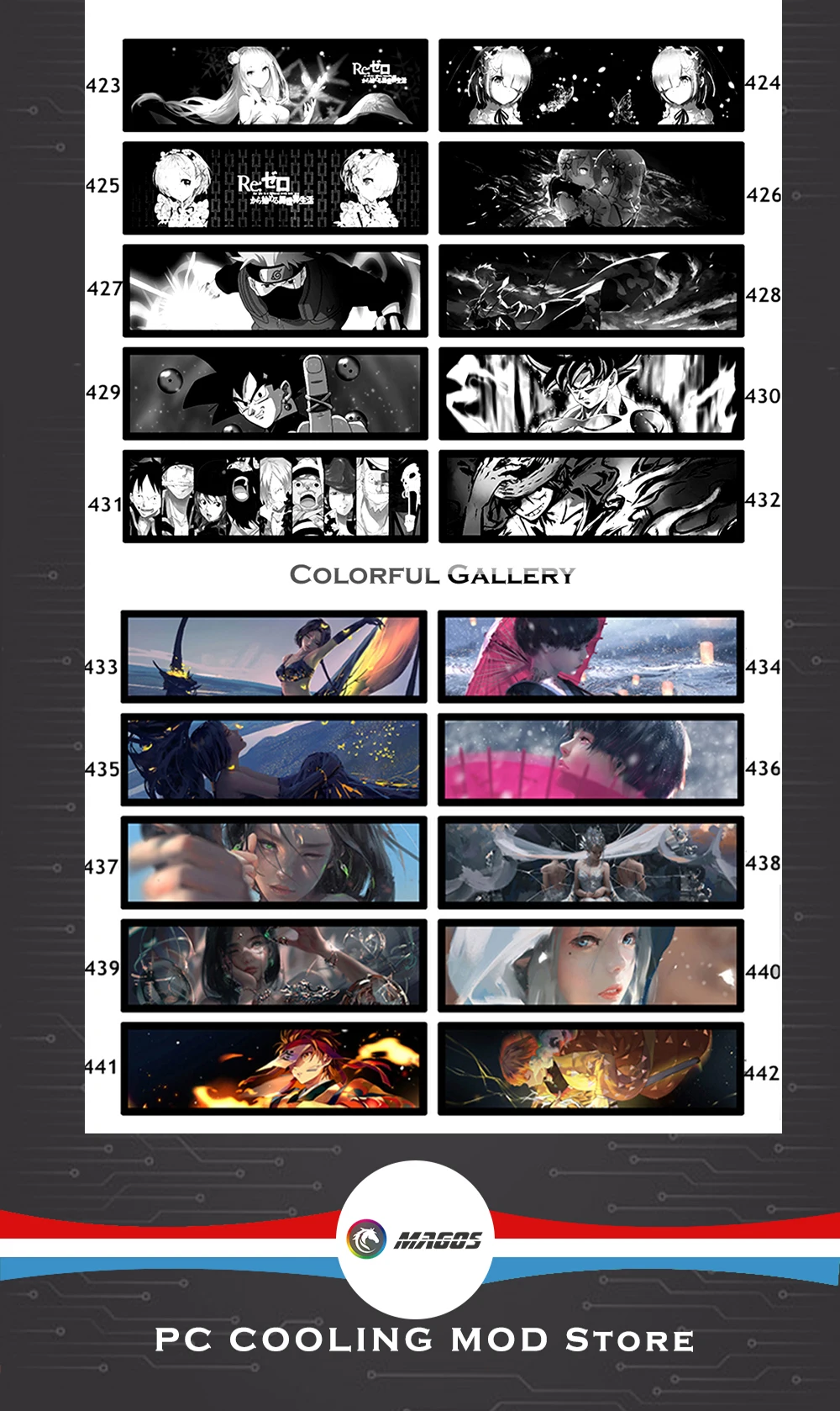 Customized Computer Case RGB Panel 5V/12V RGB Colorful Modding For VGA ...