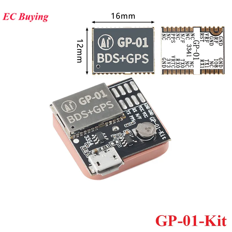 GP-01 Dual Mode BDS GNSS Timing Module Satellite Positioning Navigation ...