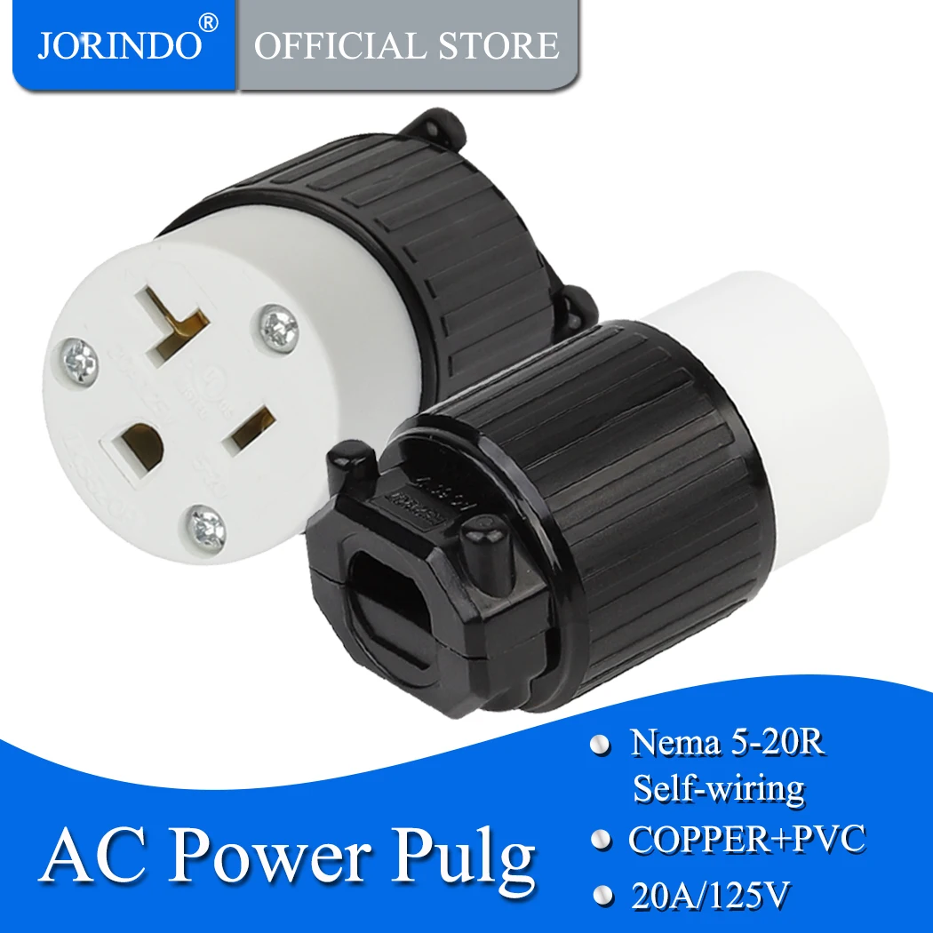 JORINDO NEMA 5 20R United States industrial grade self wiring sockets ...