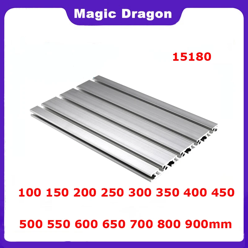 1PCS 15180 Aluminum Profile Extrusion CNC Parts Anodized Linear Rail ...