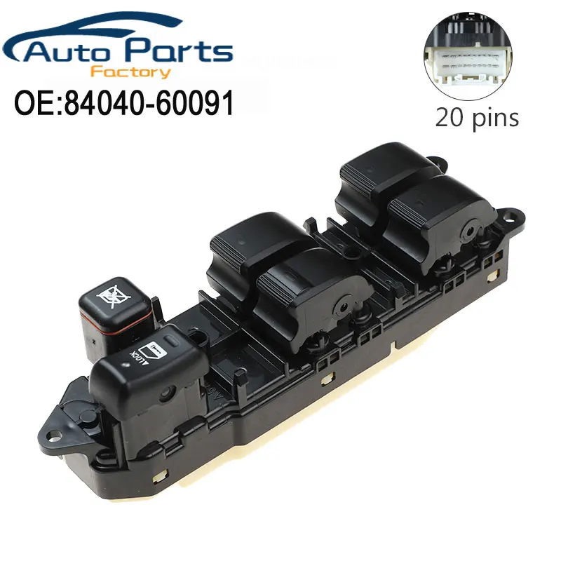 New Driver Side Electric Window Master Control Switch For Toyota Land ...