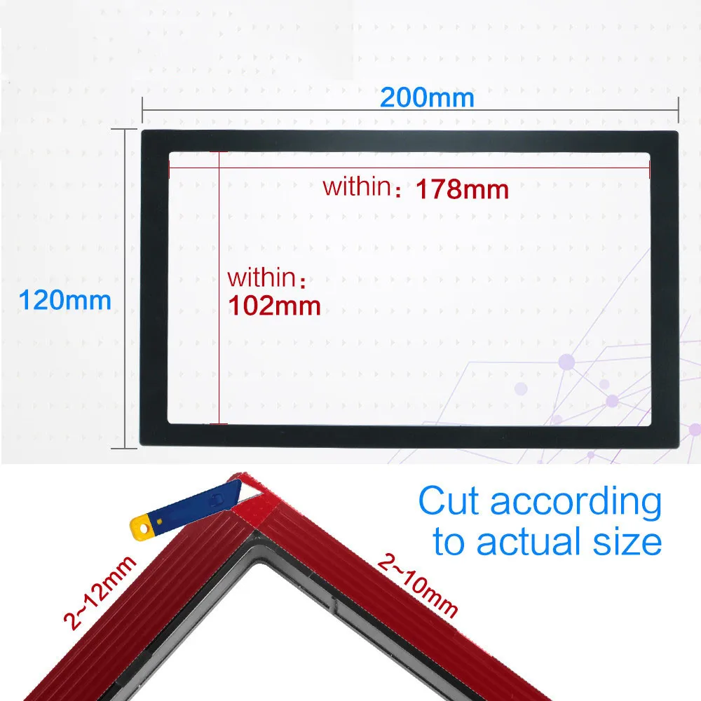 2 din Frame for car multimedia player double din auto accessories for 7 ...