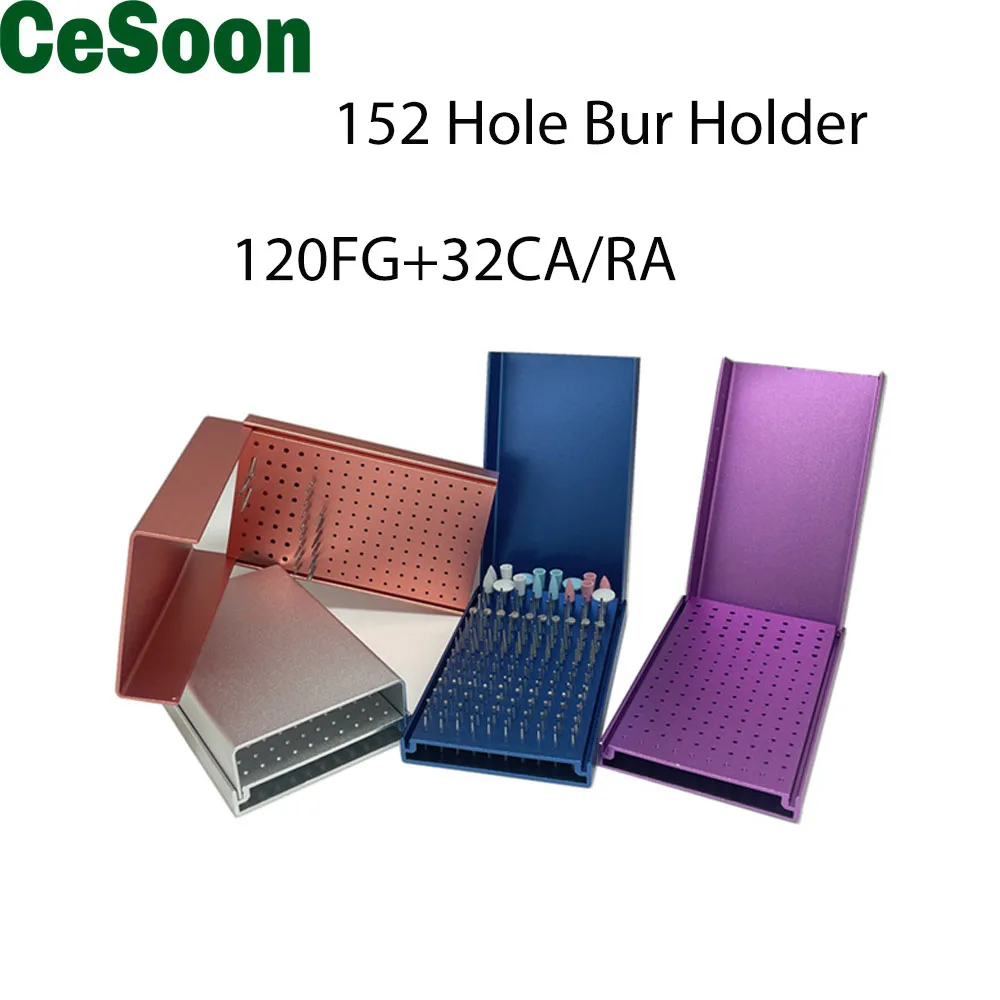 152-Holes-Dental-Bur-Holder-Disinfection-Carbide-RA-FG-Burs-Block ...