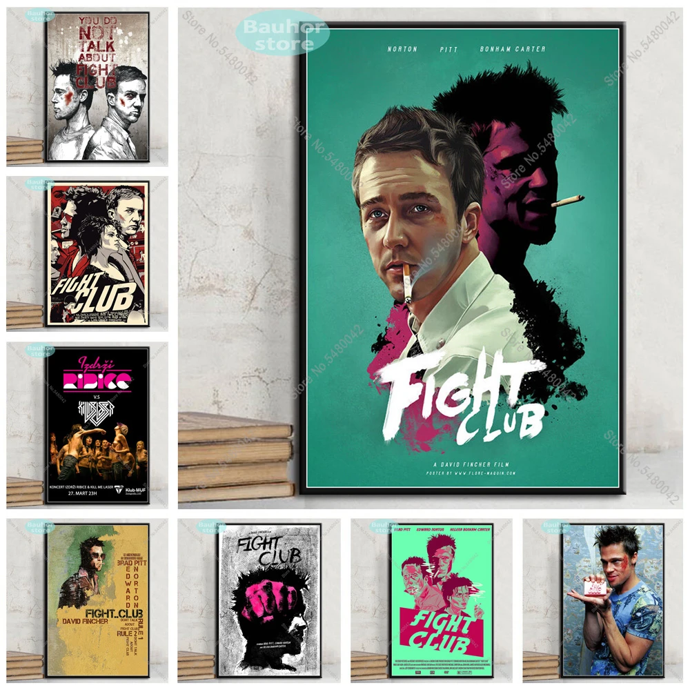 Fight Club Poster Brad Pitt