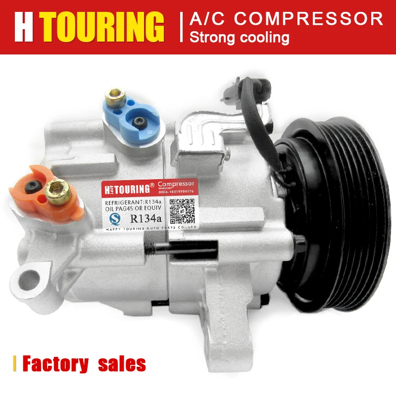 For 2006 2007 2008 JEEP LIBERTY 3.7L 6 CYL HS18 AC COMPRESSOR for DODGE ...