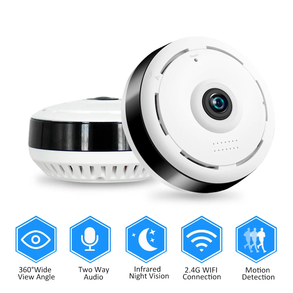 HD 960P Wifi IP Camera Home Security Wireless 360 Degree Panoramic CCTV ...