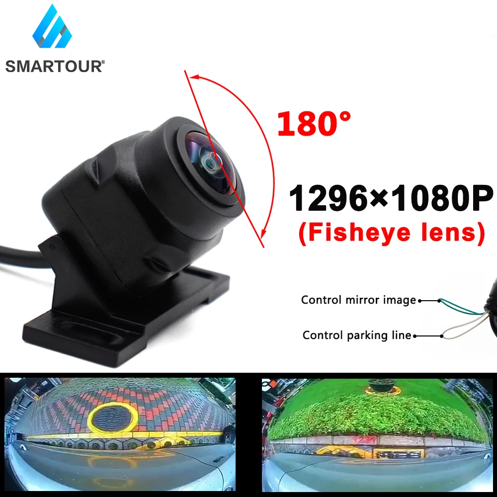 Smartour Ccd 180 Degree Fisheye Lens Car Rear Side Front View Camera ...