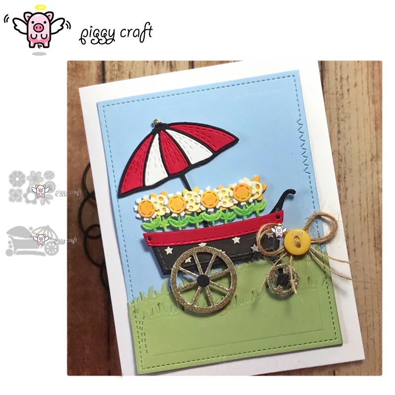 Troqueles de corte de metal para manualidades, troqueles de corte, molde de paraguas de flores ...