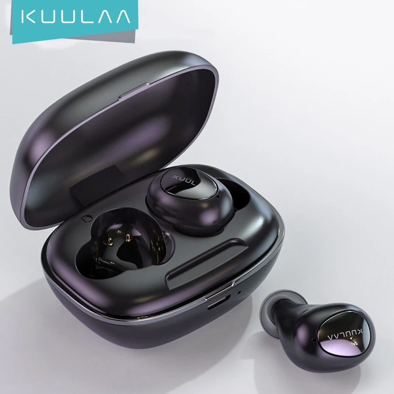 KUULAA TWS Bluetooth Earphone Wireless Headphone Bluetooth 5.0 ...