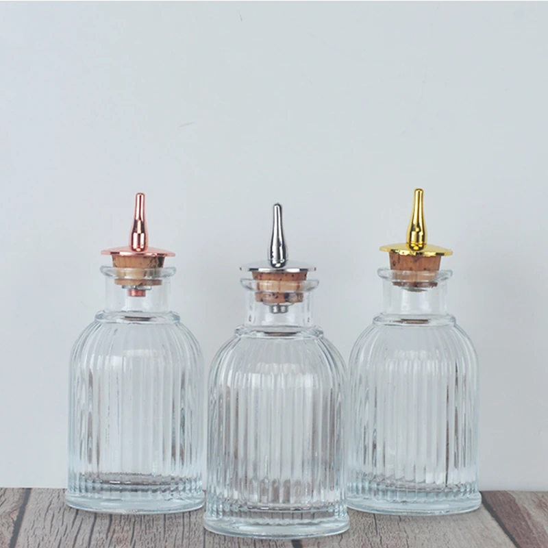 90ml Glass Bitter Bottle For Cocktail - With Stainless Steel Dash Top ...