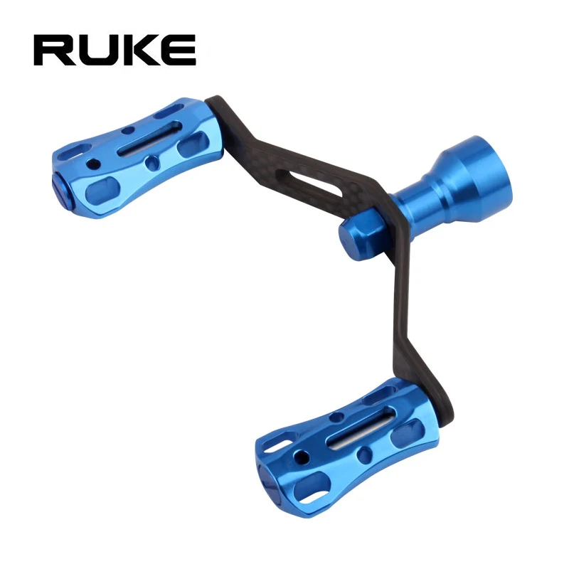 RUKE-Fishing-Reel-Handle-Double-Handle-With-Hollow-Out-Metal-Knob-Suit ...