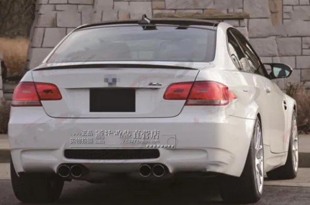 For BMW E92 E93 spoiler rear wing lip spoiler M3 style carbon Material ...