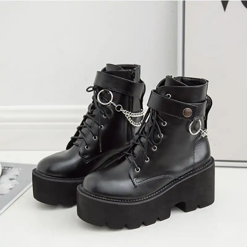 Venta > borcegos goticos mujer > en stock