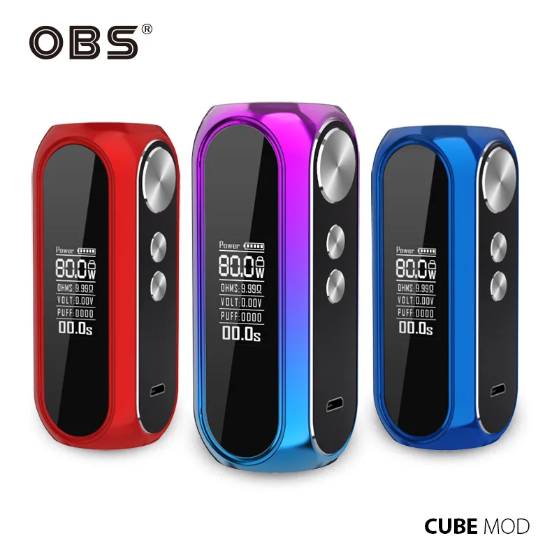 Original OBS Cube MOD Built-in 3000mAh Battery Max 80W Output ...