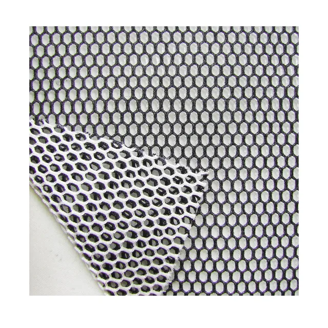 1 yard Double color 3D Air Layer Mesh Fabric Polyester Designs Hexagon ...