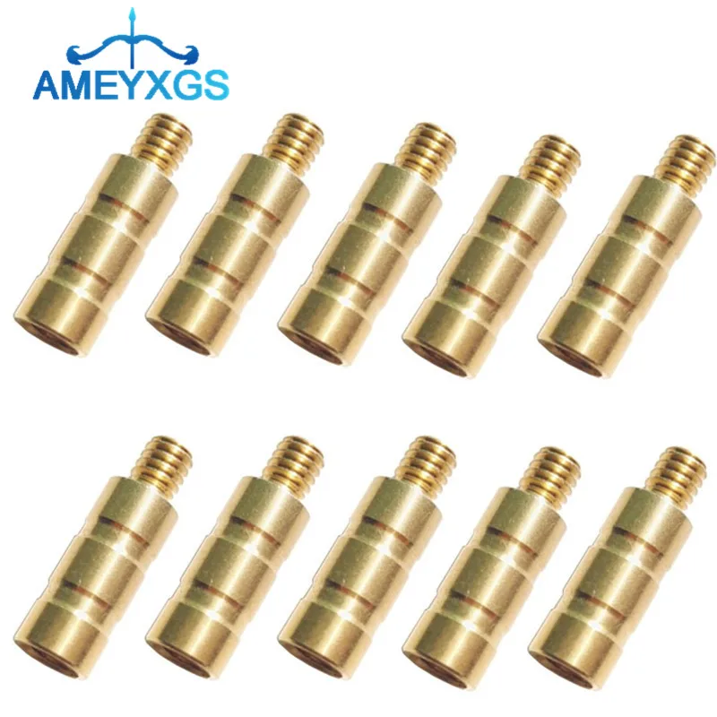 12/24Pcs 25/50/100Gr Archery Brass Arrow Weight Combo Screw Arrow ...