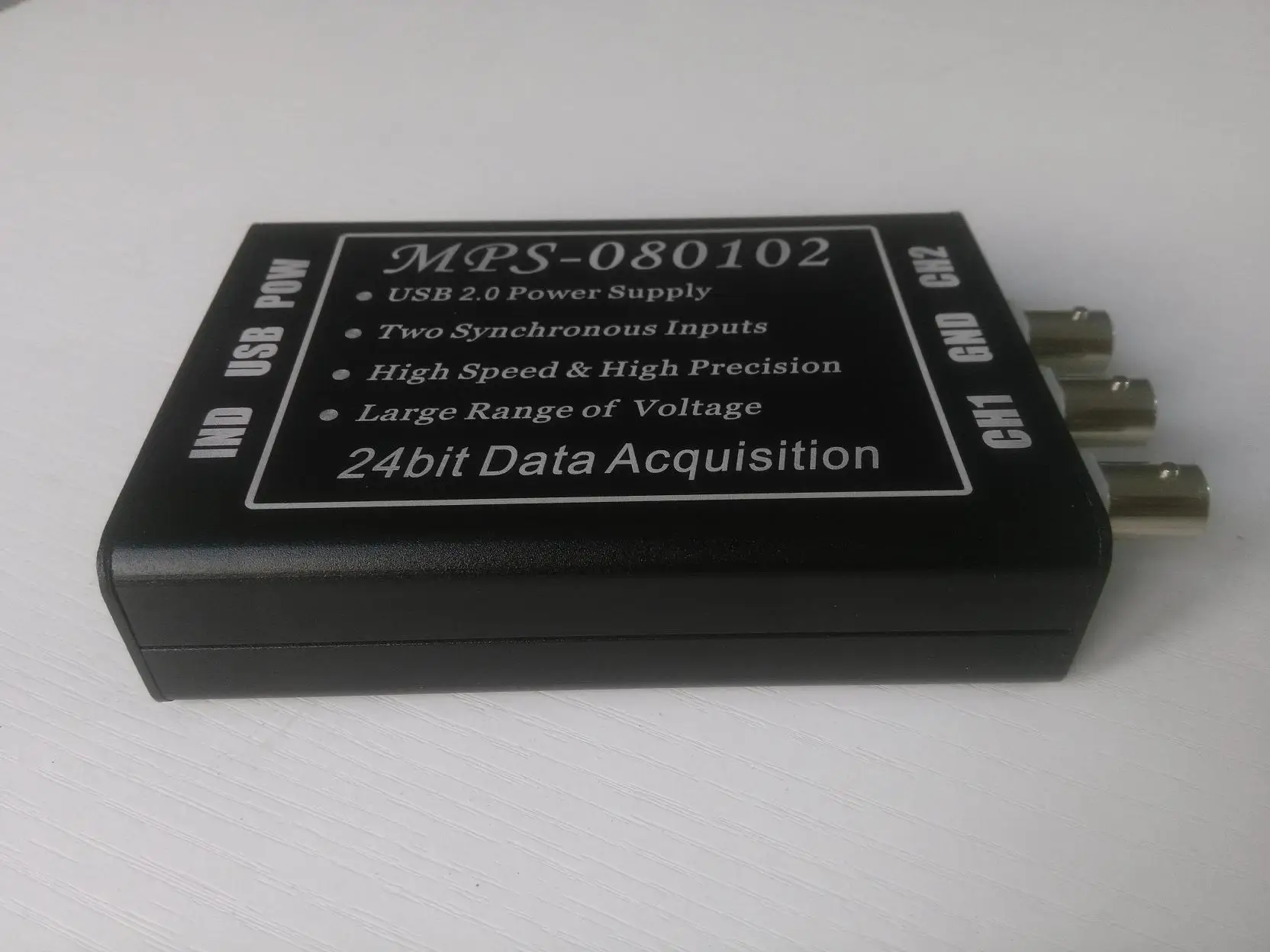 MPS 080102 Dual Channel 24 Bit (+ 10 V) Alta Precisão 46K USB Placa de ...