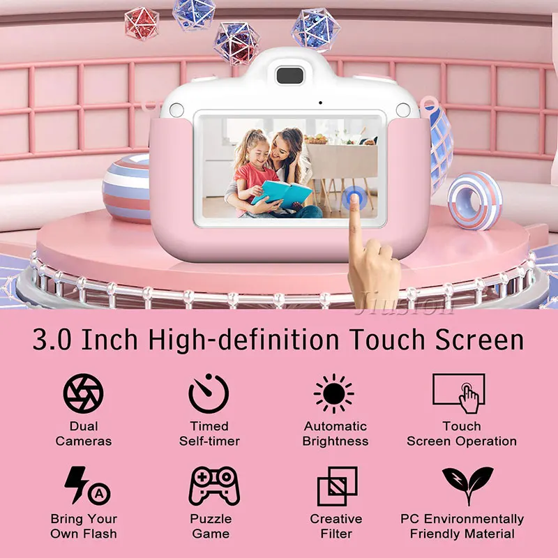 3 ''сенсорный экран 1080P HD мини детская видеокамера 8MP двойной ...