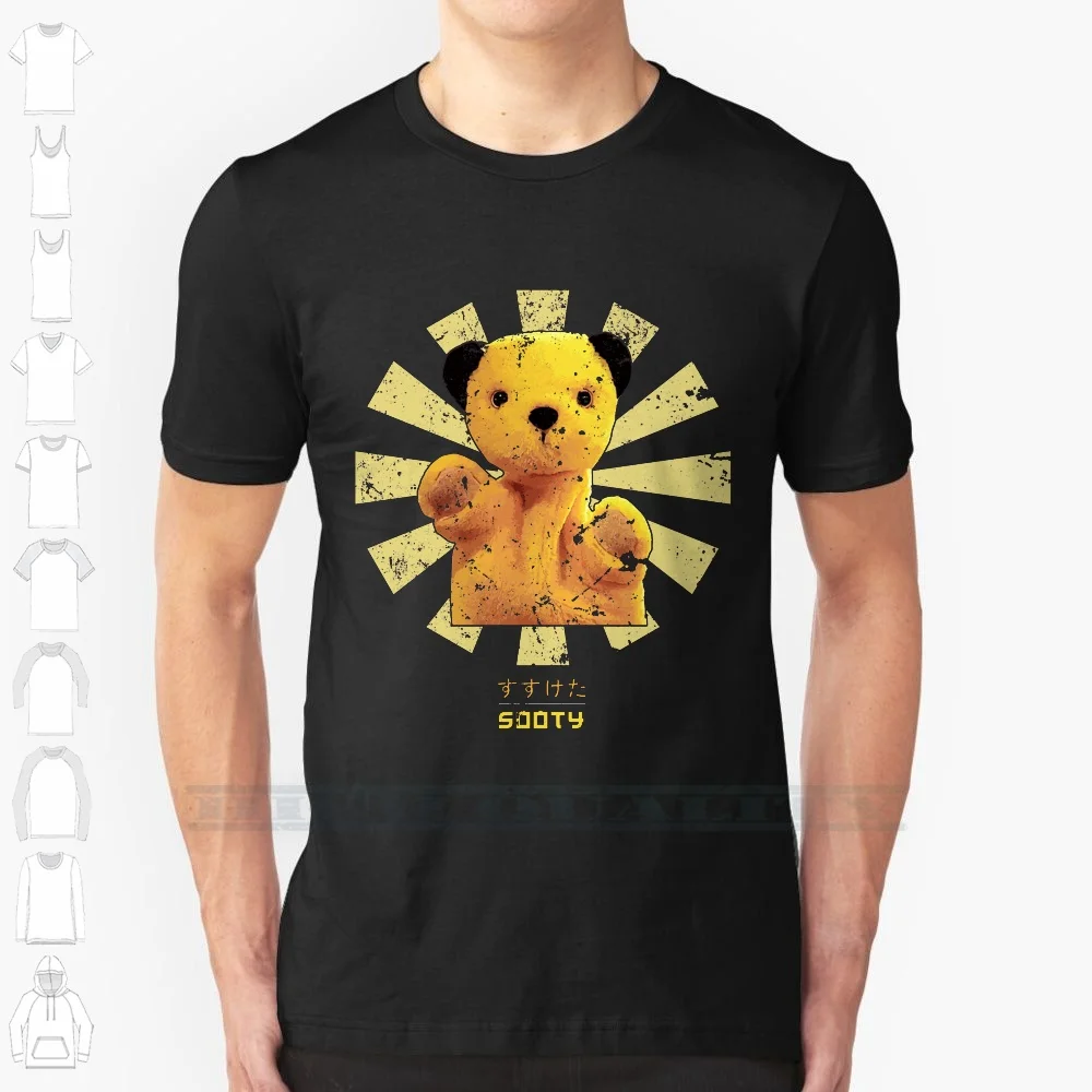 Sooty Retro Japanese 100% Cotton T Shirt Sooty Sweep Puppet Magic Wand ...