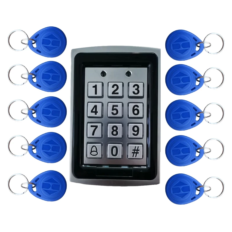 Keypad Door Access Control system IP68 Waterproof Metal case Silicon ...