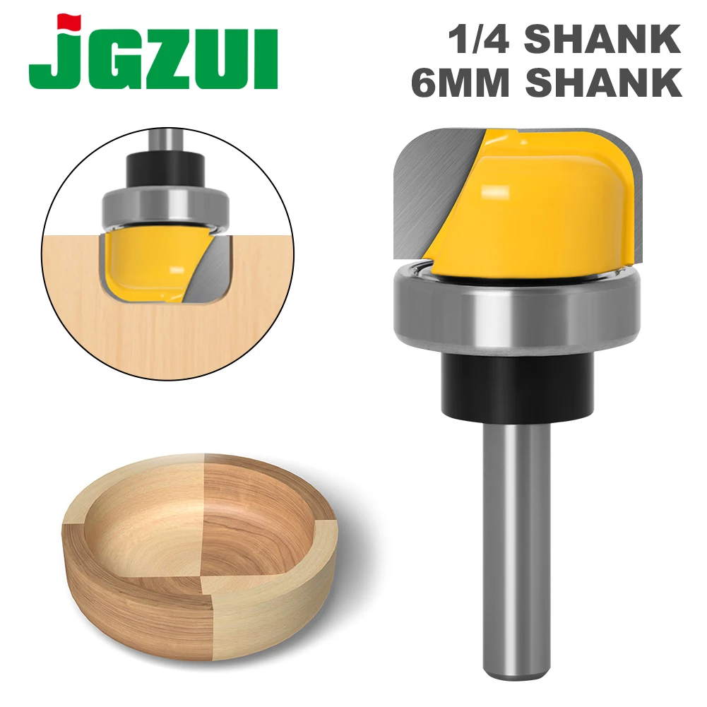 1-1-8-Diameter-Bowl-Tray-Router-Bit-1-4-6mm-Shank-Round-Nose-Milling ...