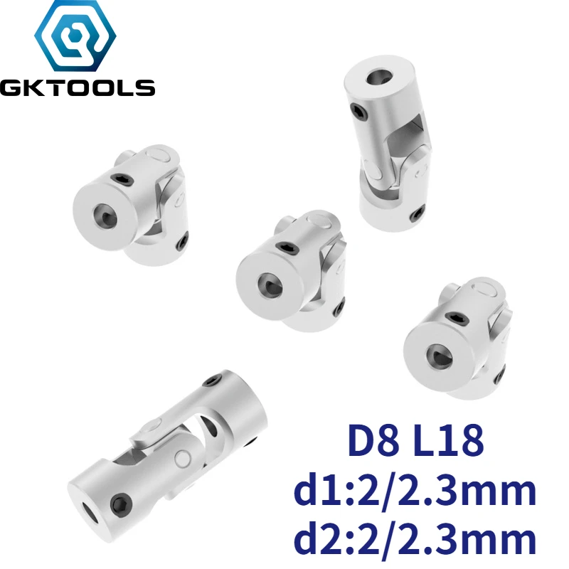 GKTOOLS Mini Coupling D8 L18 Universal Joint Diameter 8mm Length 18mm ...