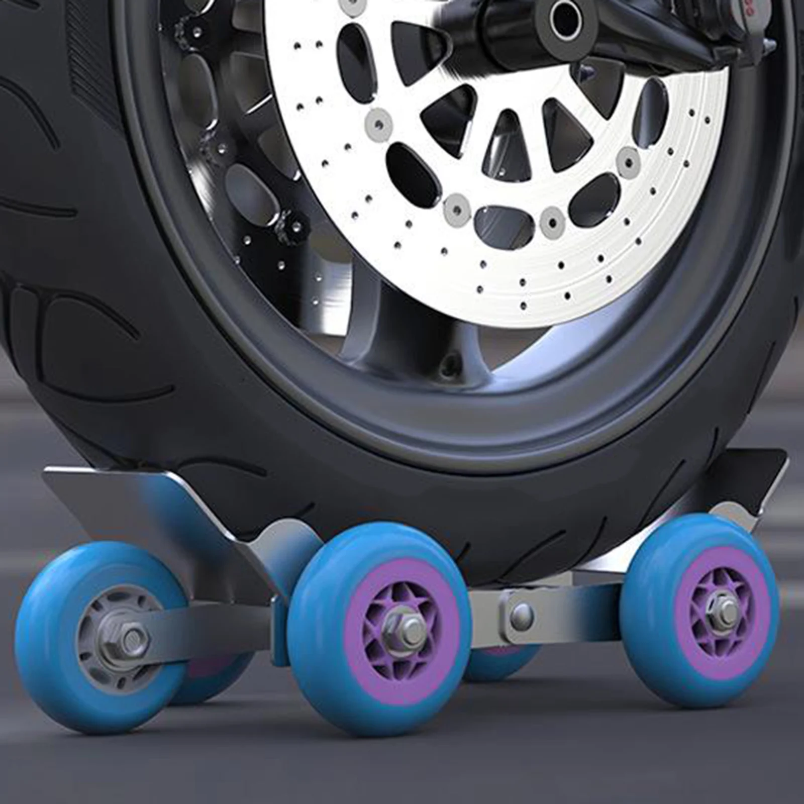 Motorcycle Tire Dolly Tire Skate Wheel Auto Repair Moving Rated Car ...
