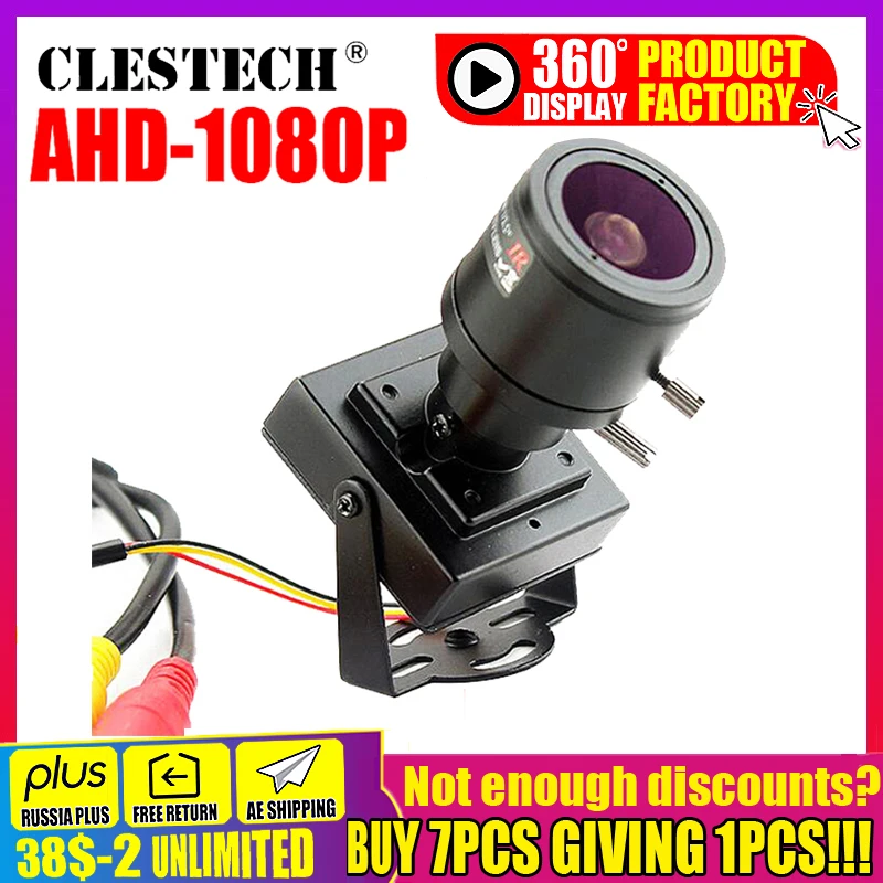 2.8mm 12mm Zoom Focusing Full AHD CCTV Mini Camera 720P/960P/1920*1080P ...