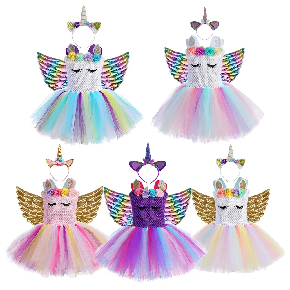 Little-Child-Princess-Christmas-Costume-for-Girls-Unicorn-Dresses-Kids-Birthday-Party-Frock ...