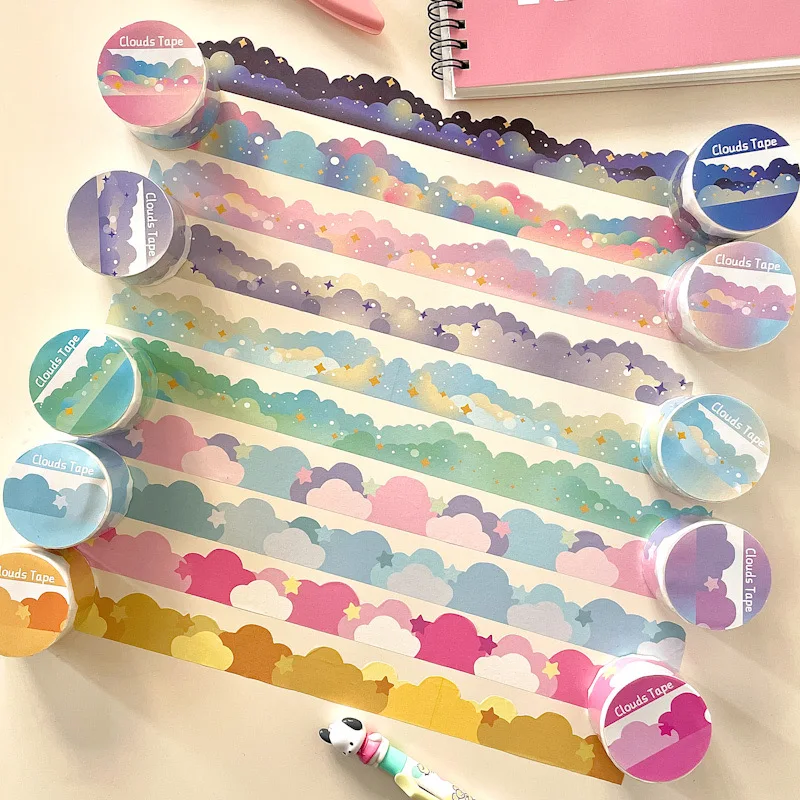 5M-Korean-Ins-Cute-Star-Cloud-Washi-Masking-Tape-Aesthetic-Scrapbooking-Journal-Decorative ...