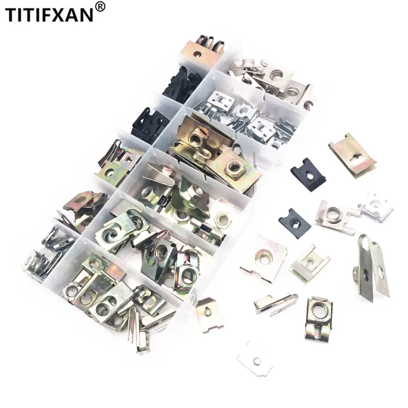 Universal Mixed Car Self-tapping Screw Metal Base Iron Block Fastener ...