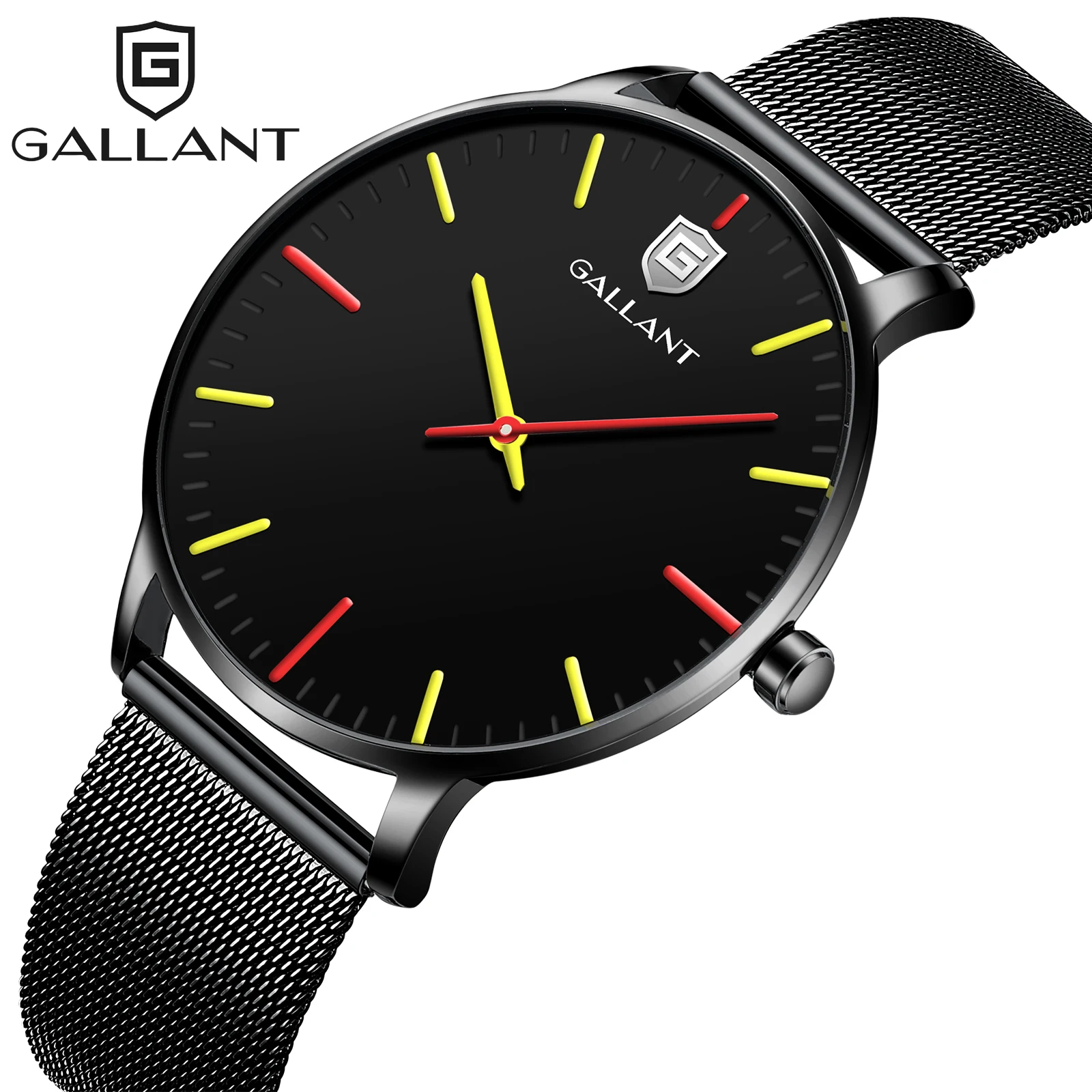 GALLANT Mens Quartz Watch Minimalist Fashion Watches for Men Stainless ...