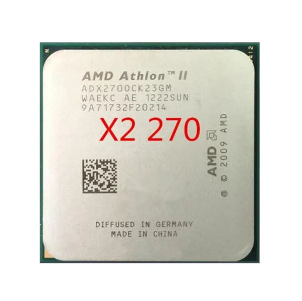 Processador athlon ii x2 270, cpu de 3.4ghz dual core com soquete am3 ...