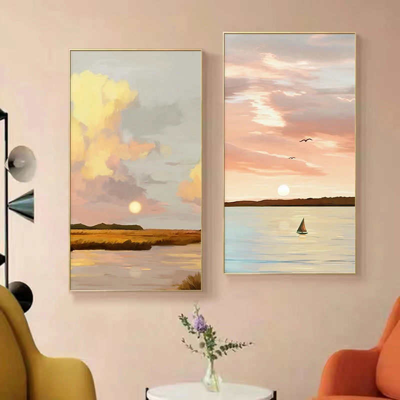 Sunset Paintings On Canvas