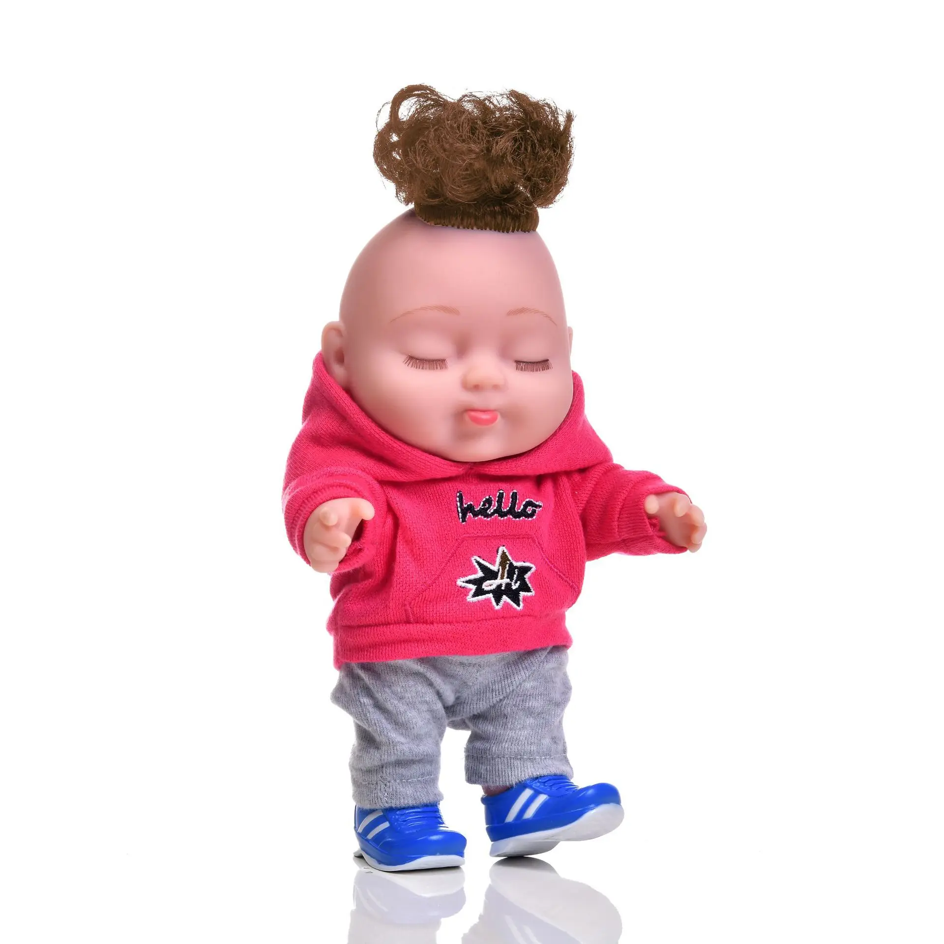 22cm Cute Meng Dudu Cool Baby Full Body Silicone Rebirth Doll Play ...