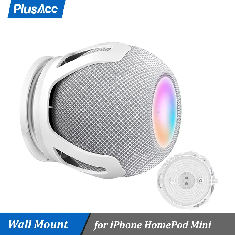 PlusAcc Wall Mount Holder For Homepod Mini Perfect Space-Saving Outlet ...
